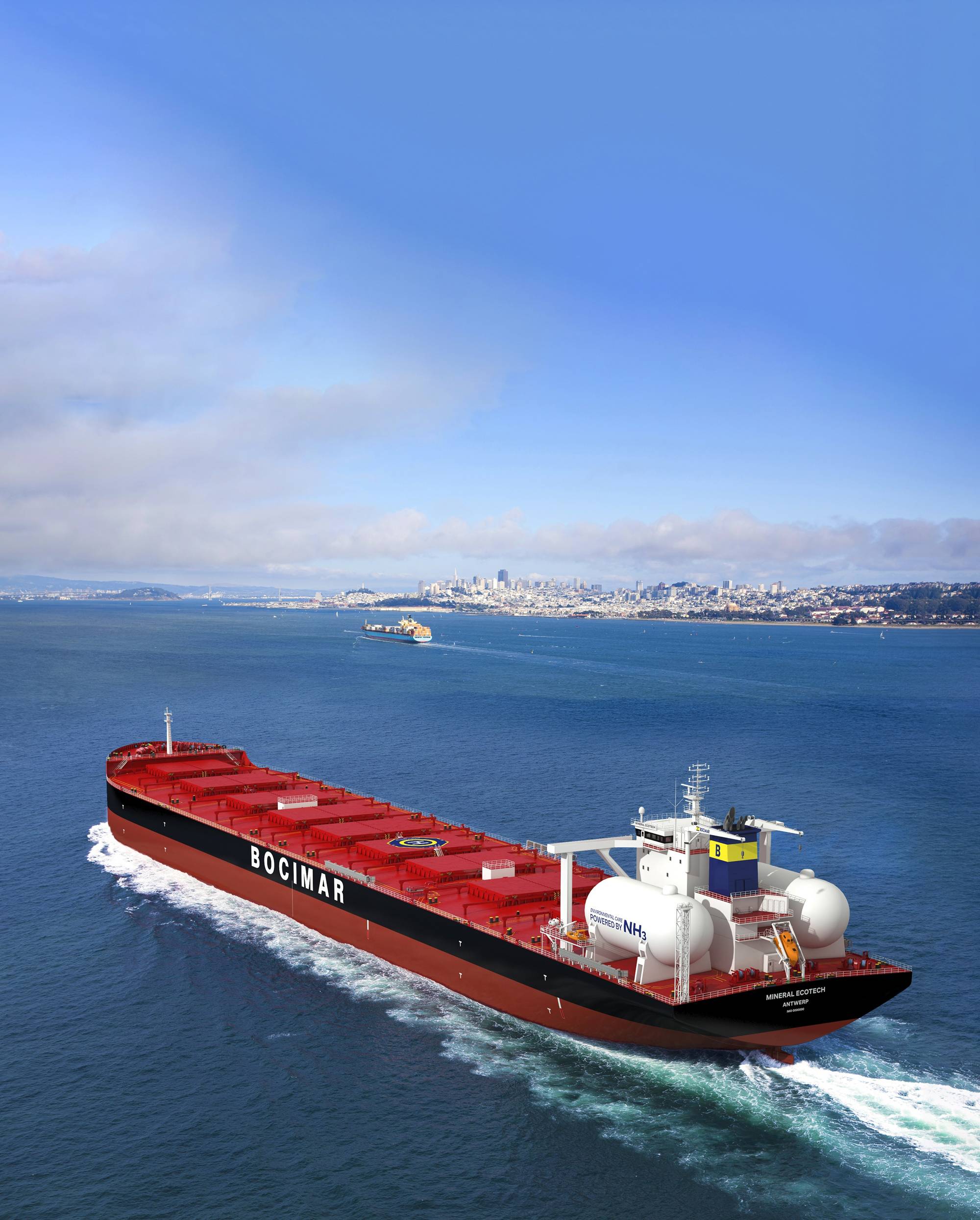 Planning Starts on Series of 10 Ammonia Fueled Bulk Carriers
